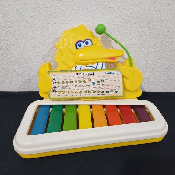 Sesame Street | Toys | Vintage Sesame Street Big Bird Xylophone Musical ...